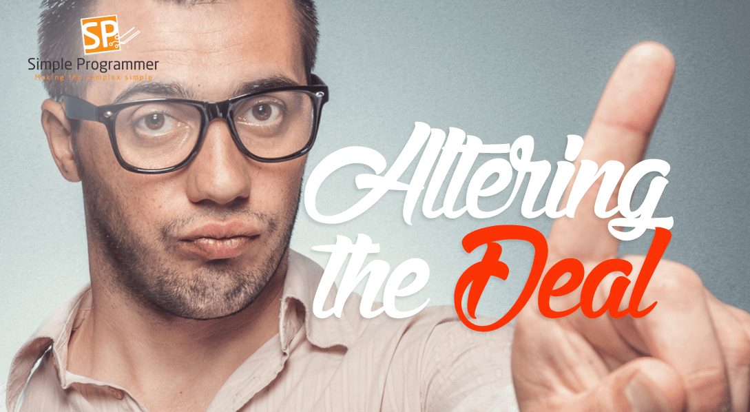 Altering the Deal - Simple Programmer